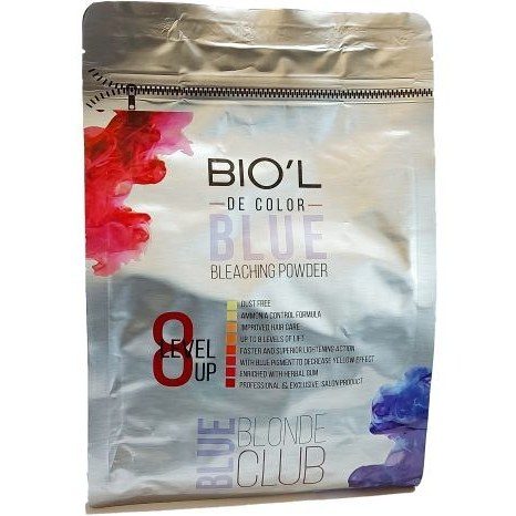 پودر دکلره آبی بیول حجم 1500 گرم ا Biol Powder Bleaching Blue 1500gr ...